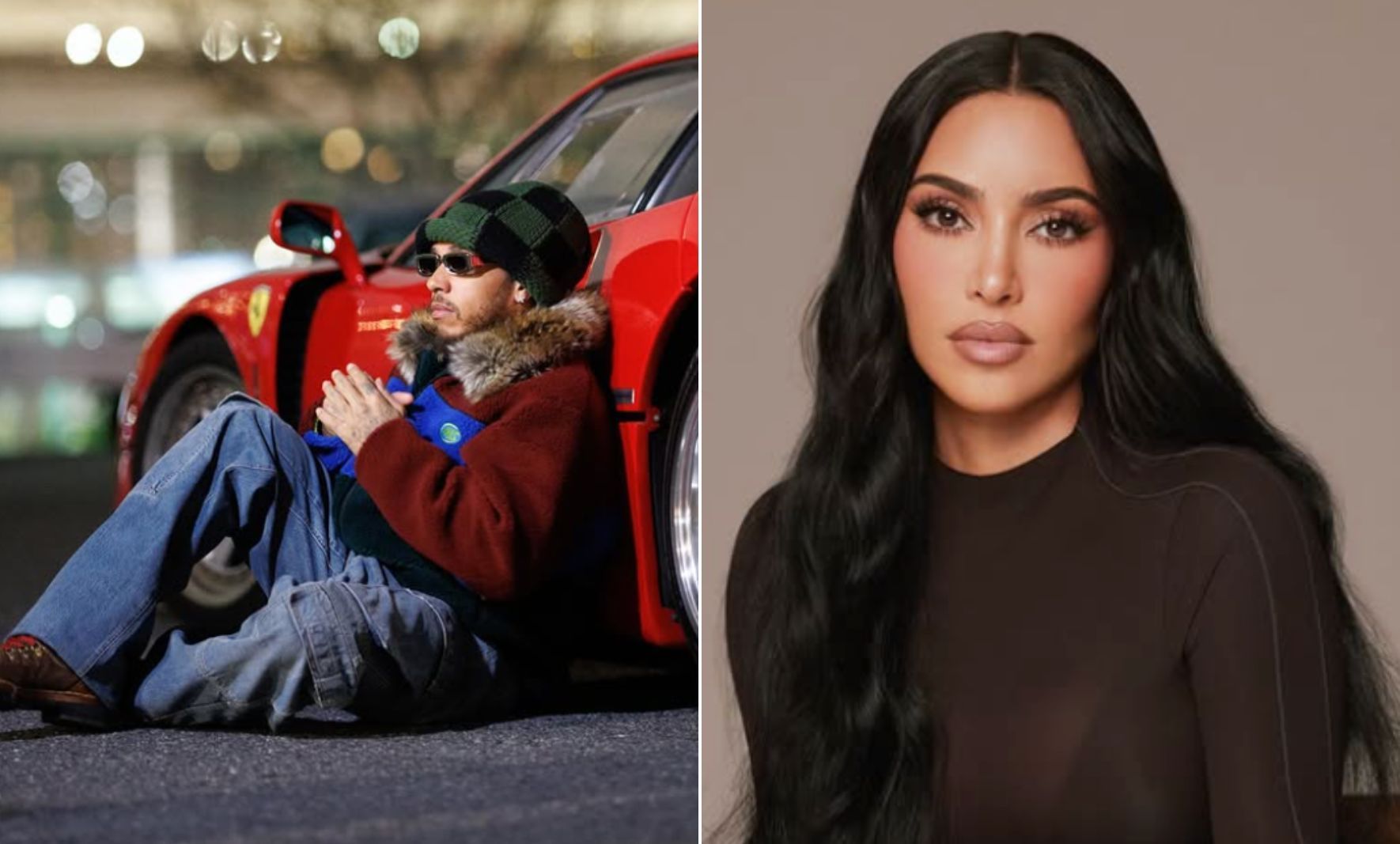 Lewis Hamilton Gets Official With Kim Kardashian in Ferrari Video - ZAPZEE